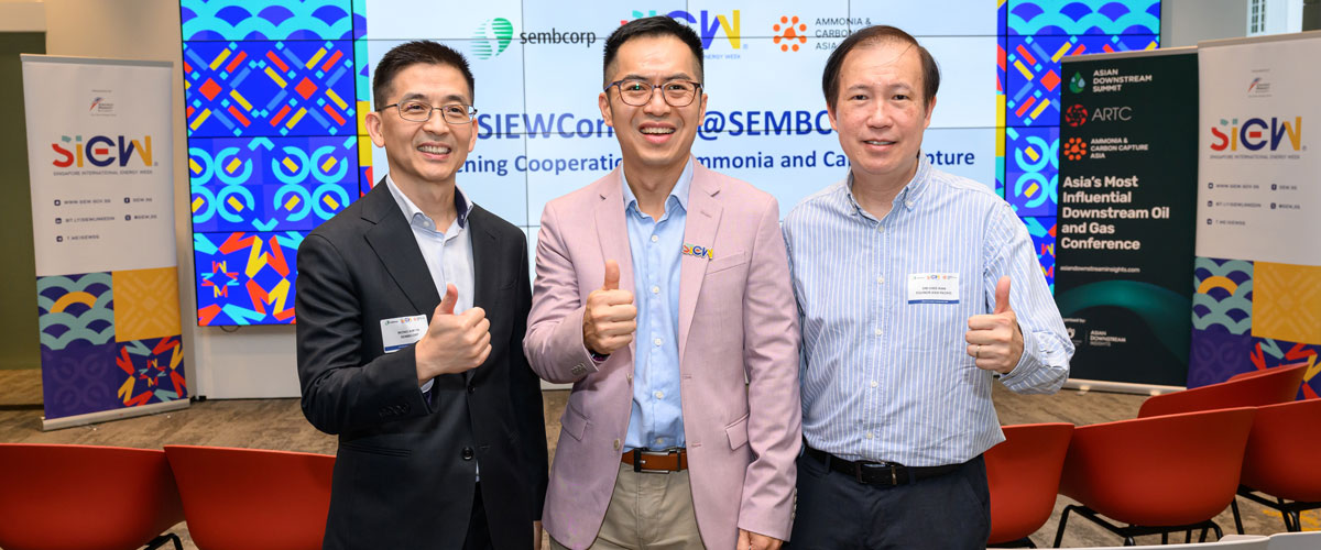 SIEWConnects @Sembcorp - Deepening Cooperation on Ammonia and Carbon ...